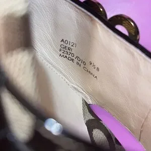 Coach | Shoes | Coach Geri Signature Brown Canvas Patent Leather Wedge ...